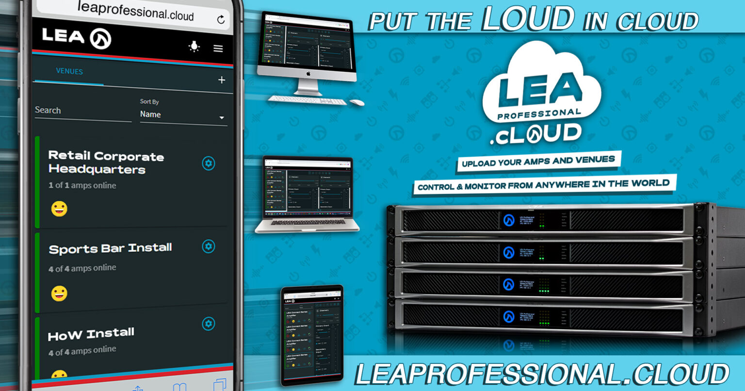leaprofessional.cloud - Now Available For Remote Amp Control - LEAPro